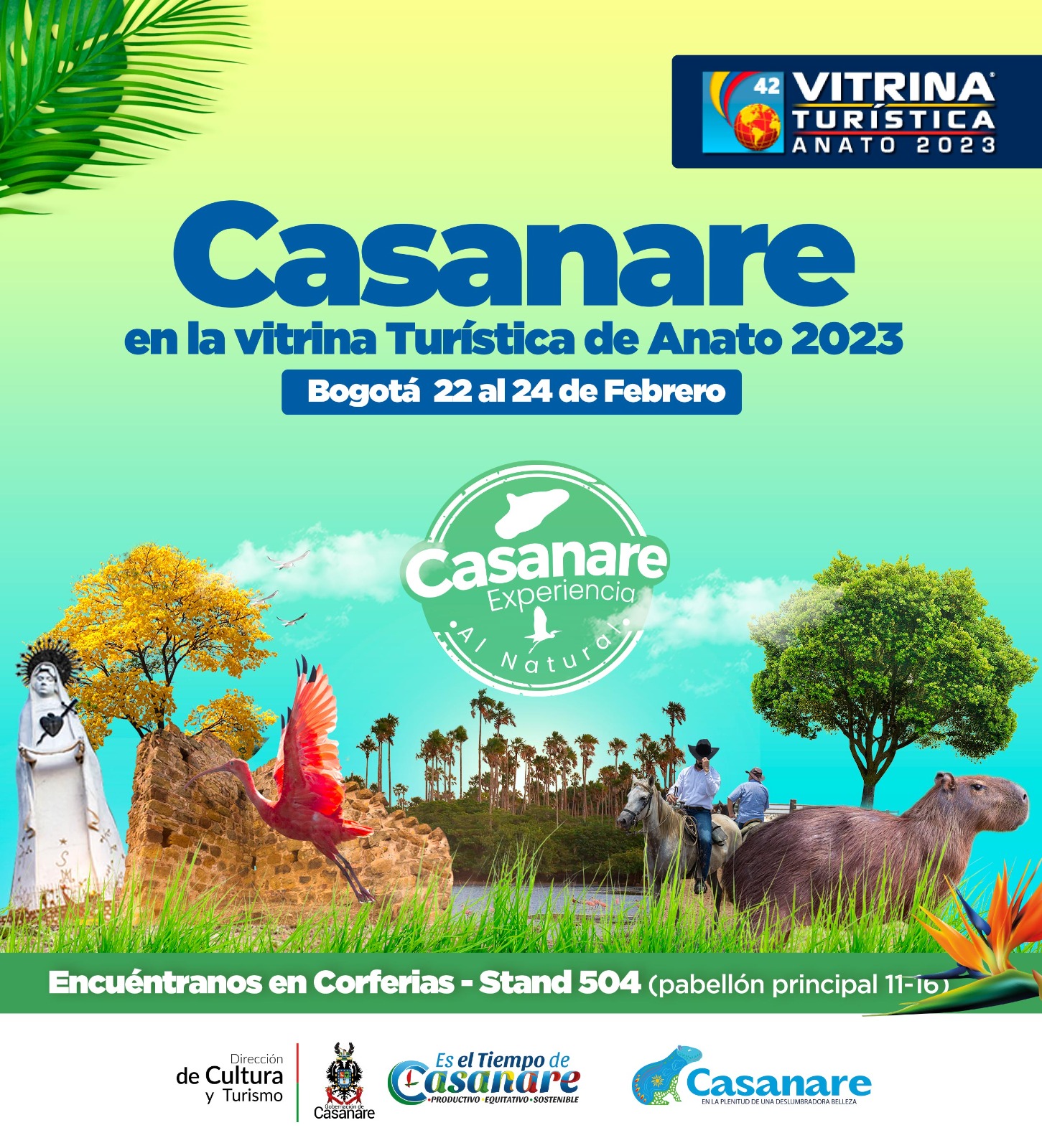 CASANARE SE HACE PRESENTE EN LA VITRINA TURÍSTICA DE ANATO EN BOGOTÁ - El Nuevo Oriente