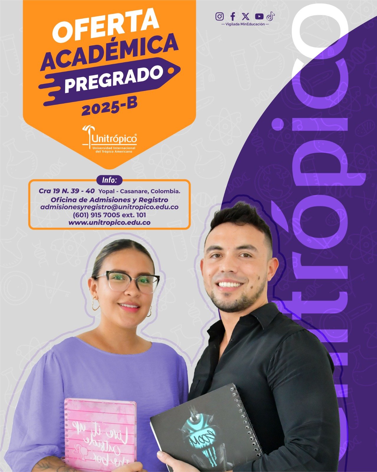 Unitrópico lanza su Oferta Académica 2025-B con fechas clave para la ...